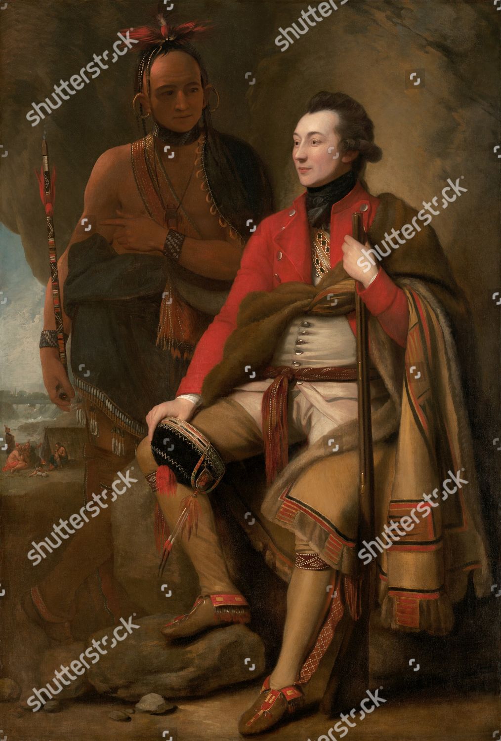 Colonel Guy Johnson Karonghyontye Aka Captain Editorial Stock Photo ...