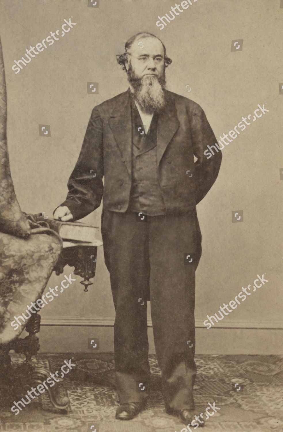 Edwin Stanton Lincolns Secretary War During Editorial Stock Photo ...
