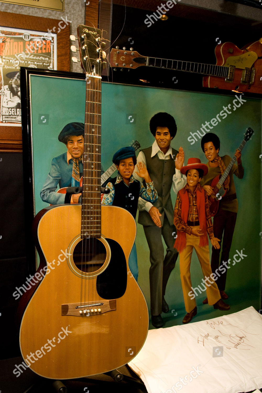 Michael Jackson Played Guitar Editorial Stock Photo - Stock Image ...