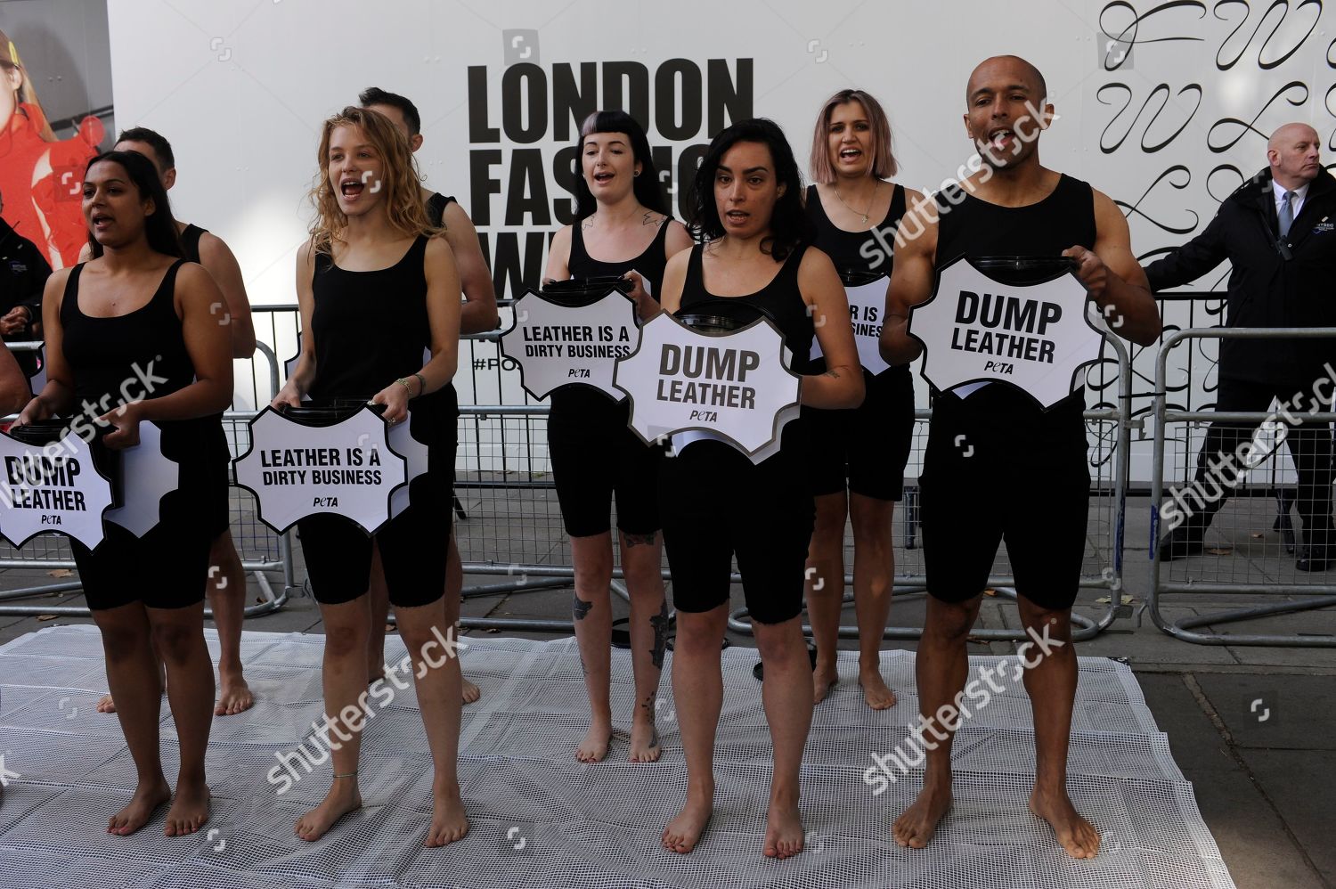 Peta Protest Against Use Leather On Editorial Stock Photo - Stock Image ...