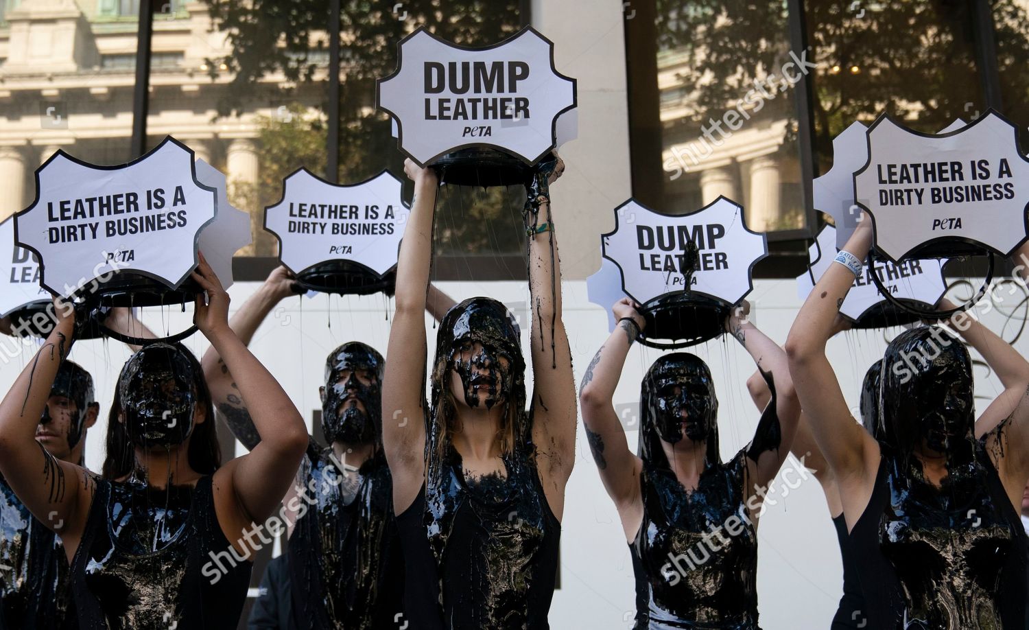 Protesters Peta Hold Demonstration Outside London Editorial Stock Photo ...
