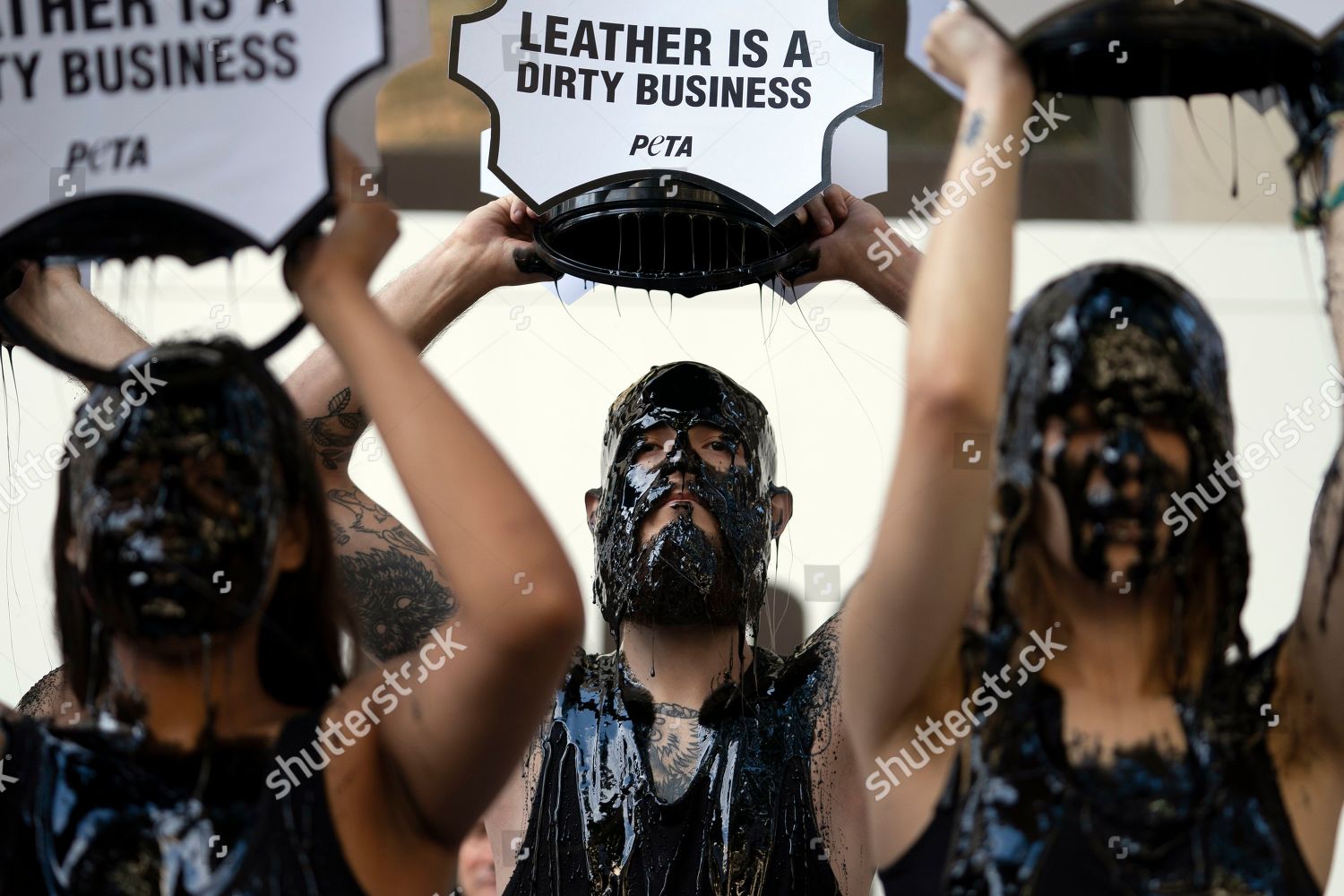PROTESTERS PETA HOLD DEMONSTRATION OUTSIDE LONDON Editorial Stock Photo ...
