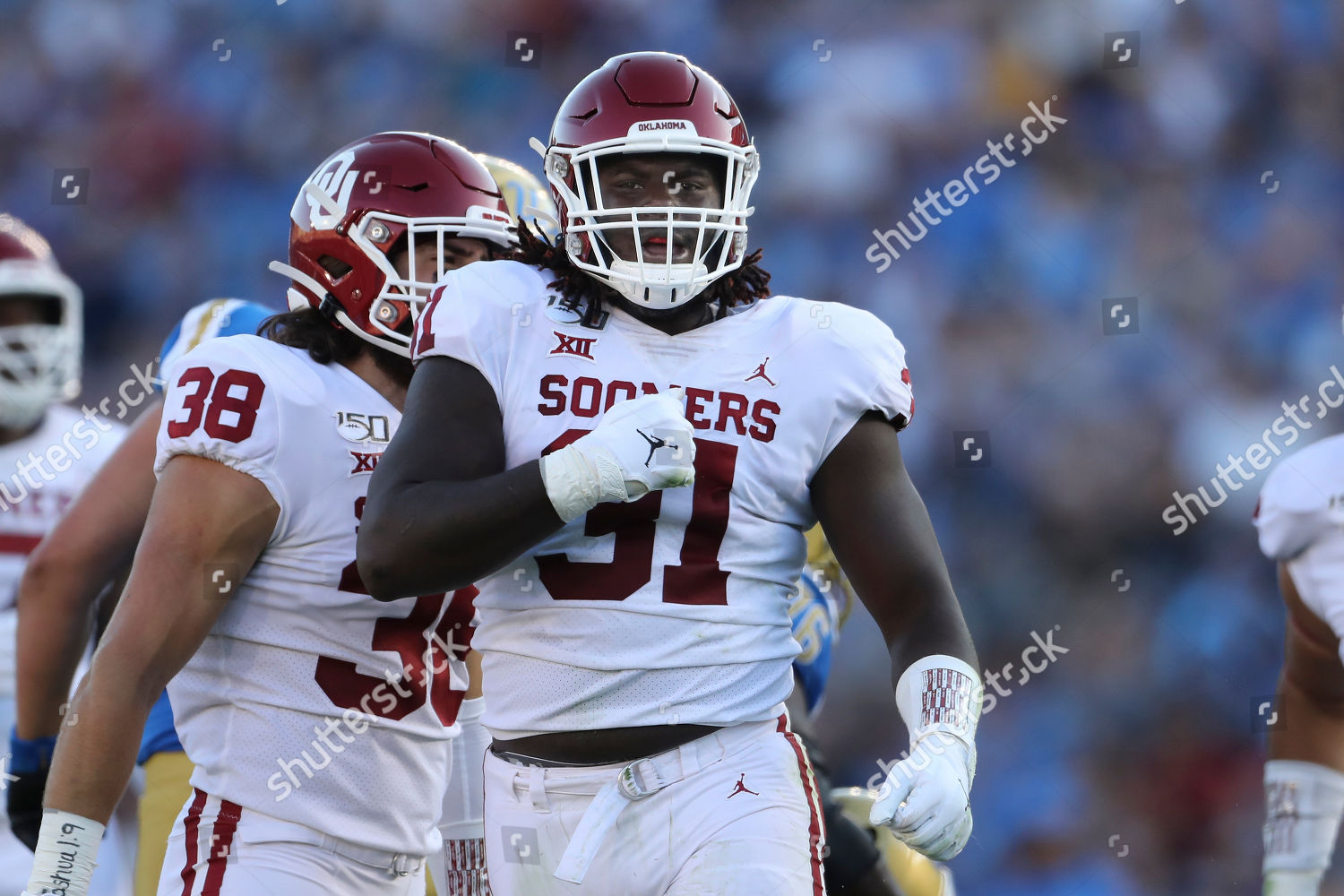 Oklahoma Sooners Linebacker Jalen Redmond 31 Editorial Stock Photo ...