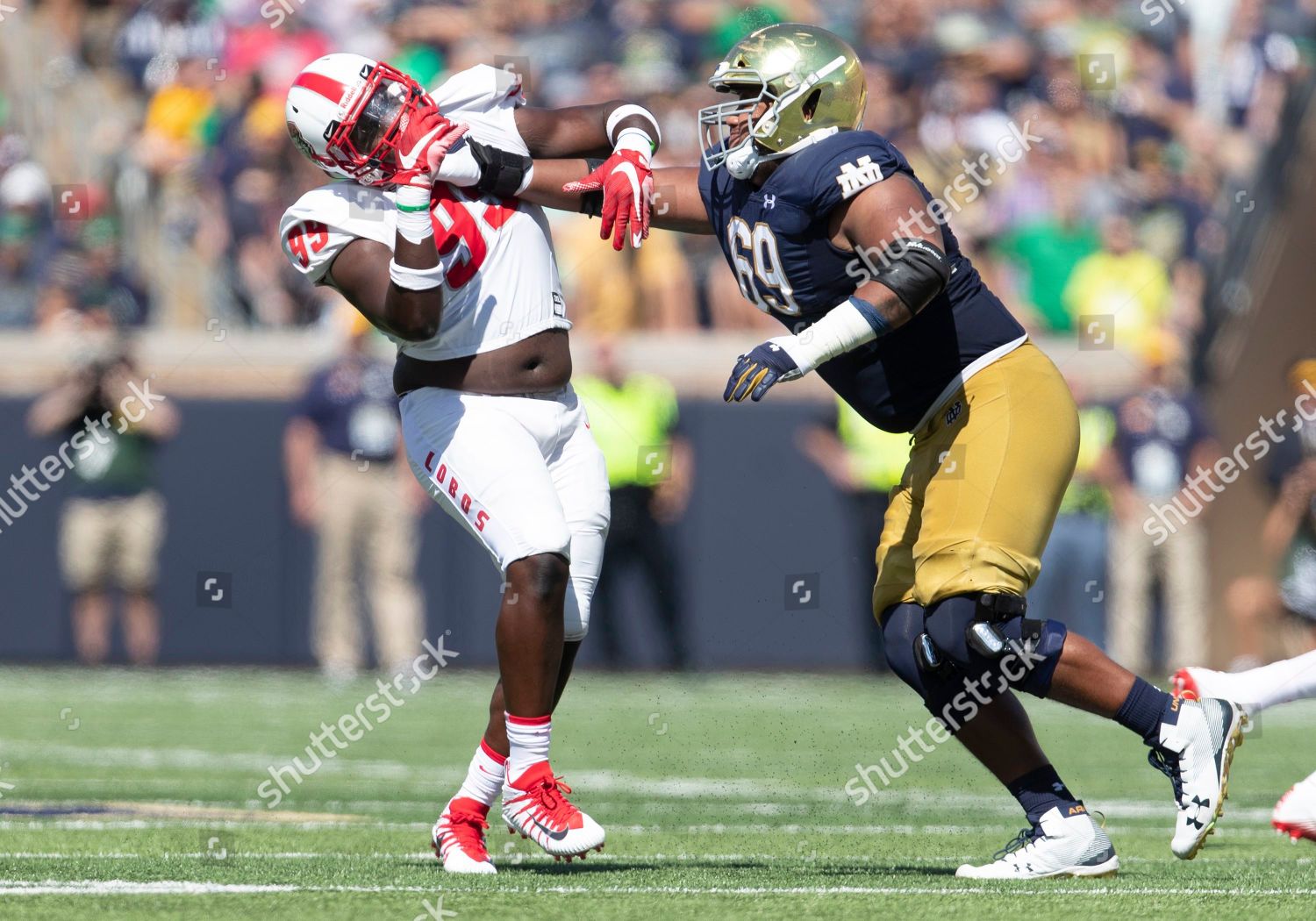 Notre Dame Offensive Lineman Aaron Banks Editorial Stock Photo - Stock ...