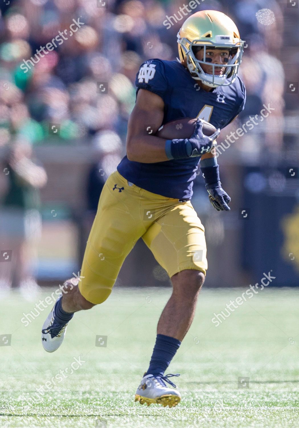 Notre Dame Wide Receiver Avery Davis Editorial Stock Photo - Stock ...