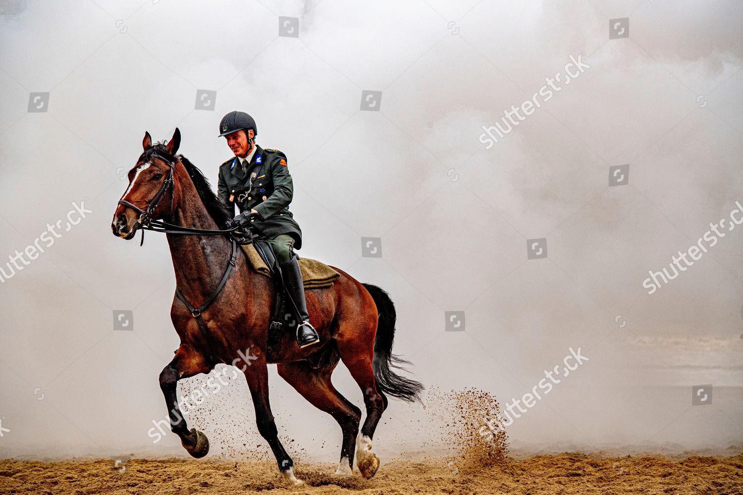 Members Dutch Cavalry Honorary Escort Practice Editorial Stock Photo ...