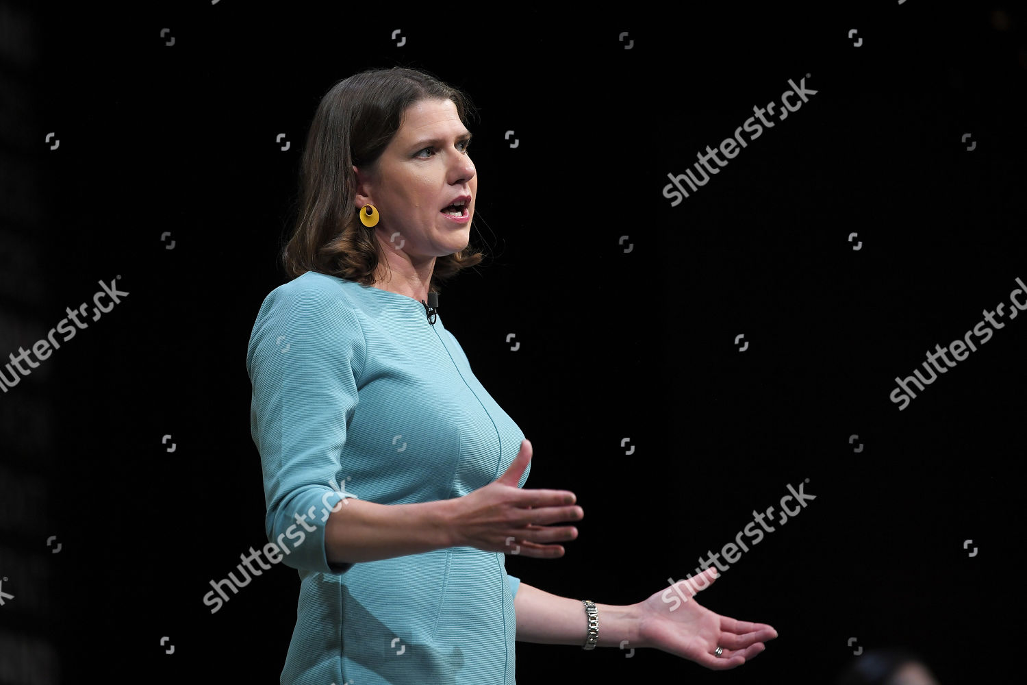 Jo Swinson Delivers Her Speech Editorial Stock Photo - Stock Image ...