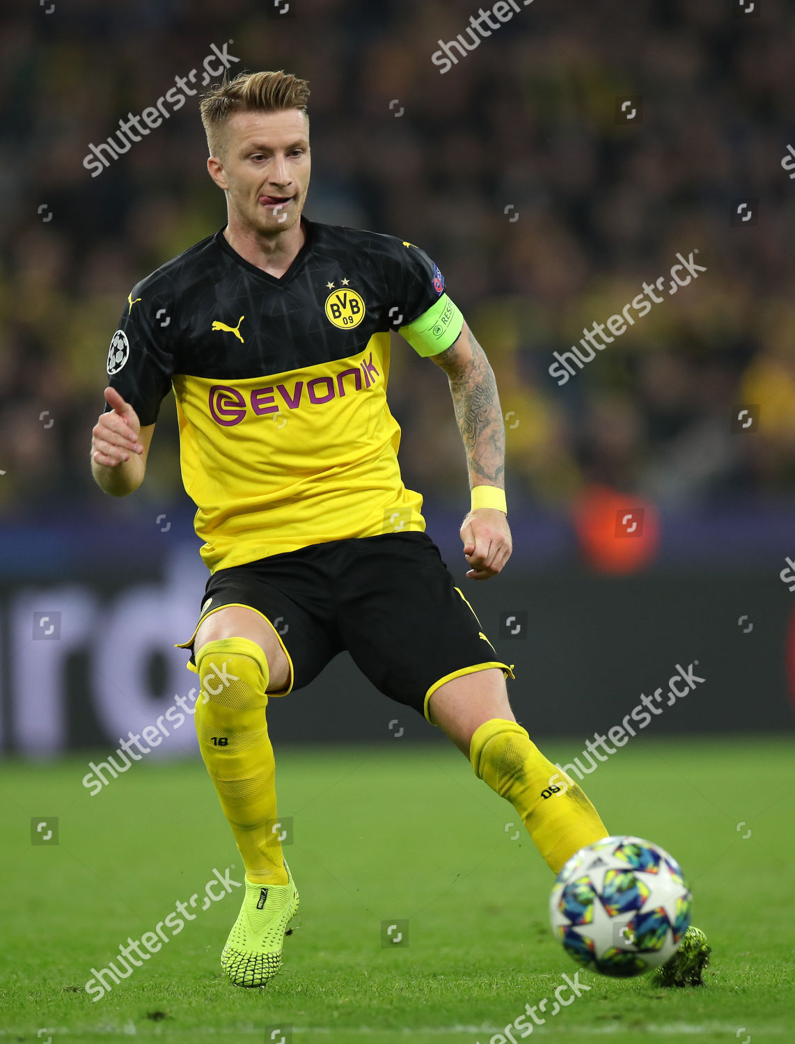 Dortmunds Marco Reus Action During Uefa Editorial Stock Photo - Stock ...