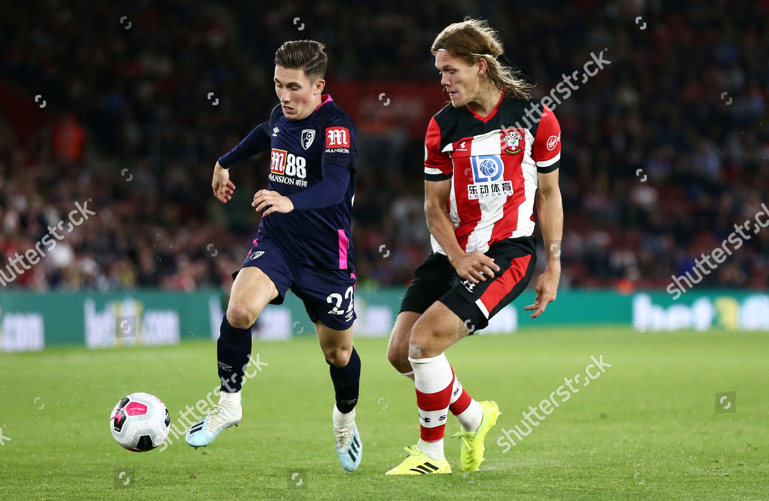 Harry Wilson Bournemouth Jannik Vestergaard Southampton Editorial Stock ...