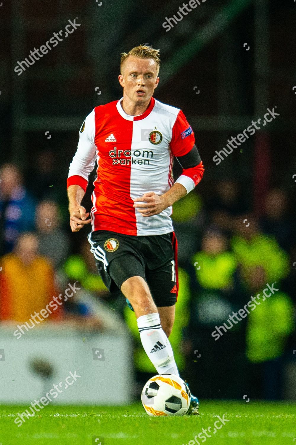 Sam Larsson 11 Feyenoord Rotterdam During Editorial Stock Photo - Stock ...