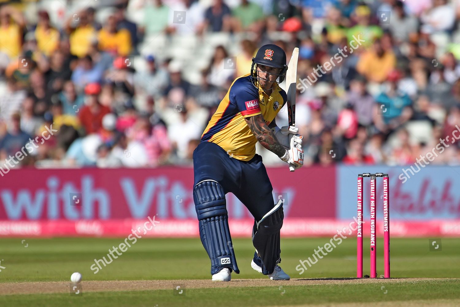 Cameron Delport Essex Eagles Battting During Editorial Stock Photo ...