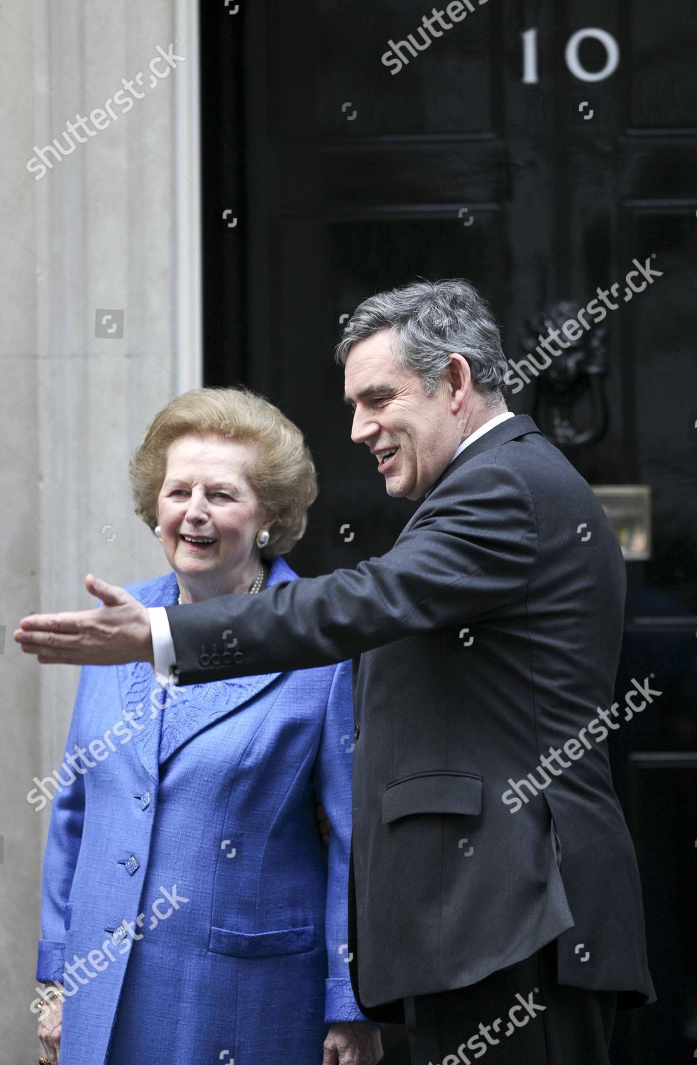 Margaret Thatcher Gordon Brown Editorial Stock Photo - Stock Image ...