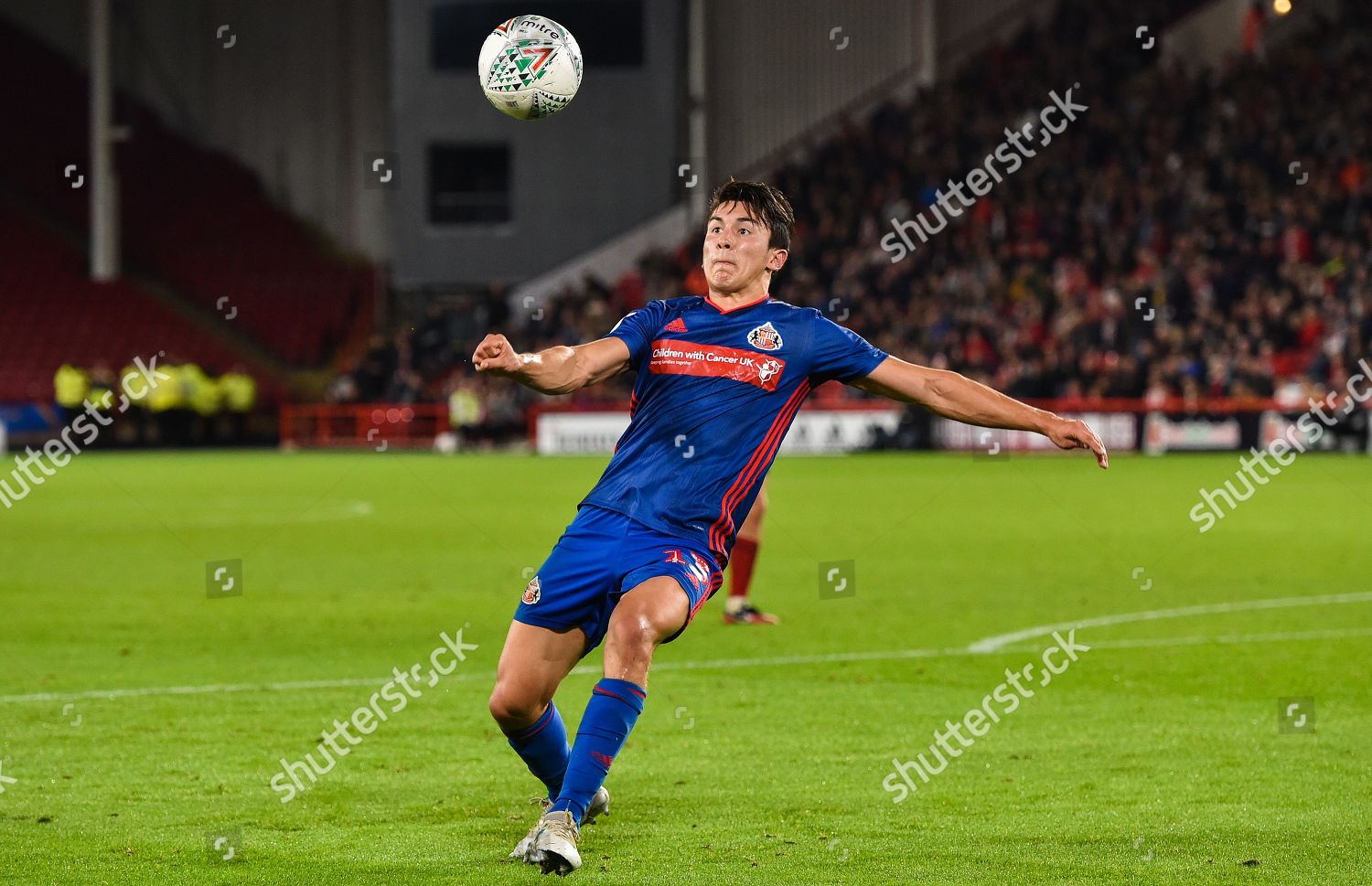 Luke Onien Sunderland Controls Ball Editorial Stock Photo - Stock Image ...
