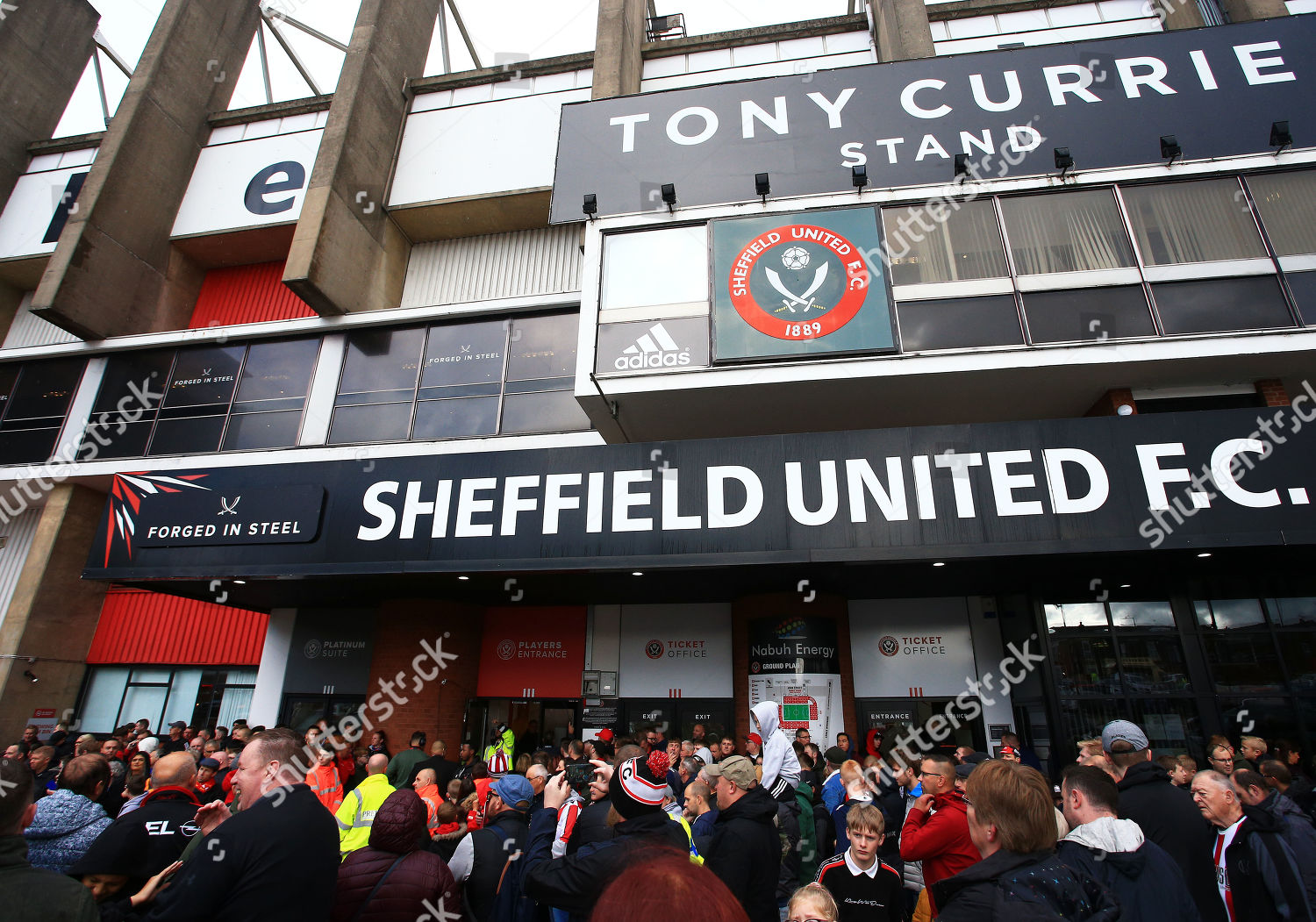 Fans Outside Stadium Ahead Game Editorial Stock Photo - Stock Image ...