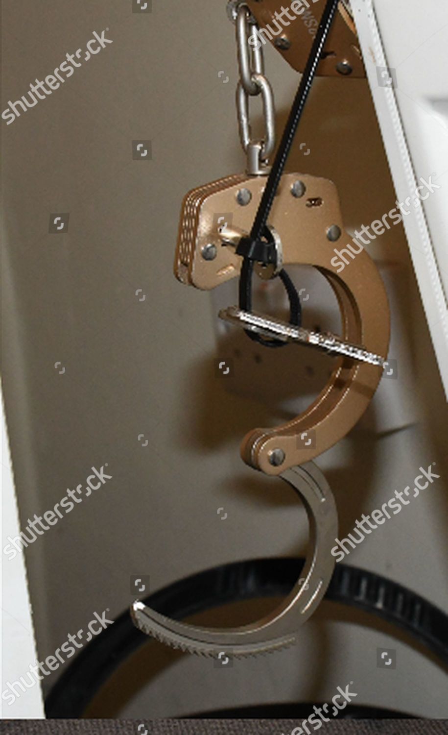 Handcuffs Used Keep Victim Chained Radiator Editorial Stock Photo ...