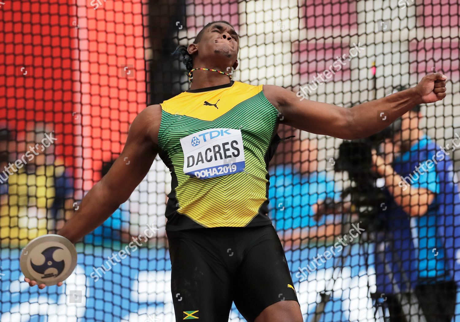 Fedrick Dacres Jamaica Competes Mens Discus Editorial Stock Photo ...