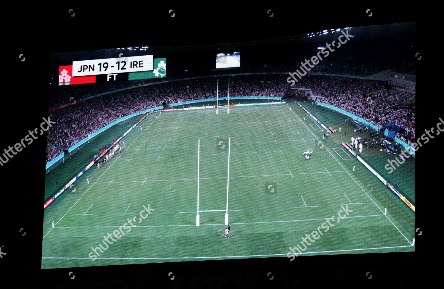Japan Vs Ireland View Final Score Editorial Stock Photo - Stock Image ...