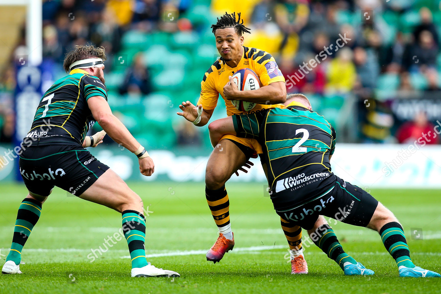 Marcus Watson Wasps Tackled Editorial Stock Photo - Stock Image ...