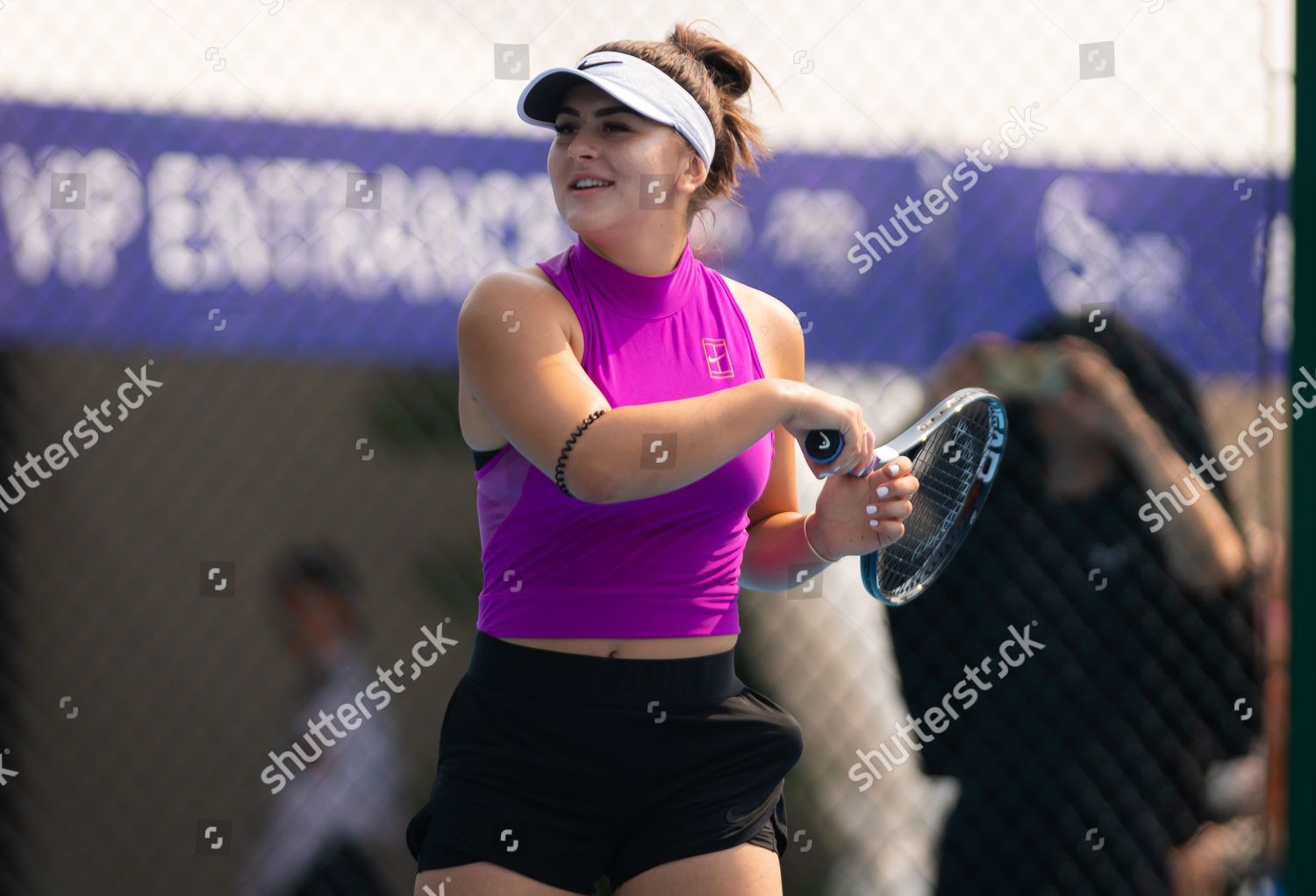 Bianca Andreescu Canada During Practice Editorial Stock Photo - Stock ...