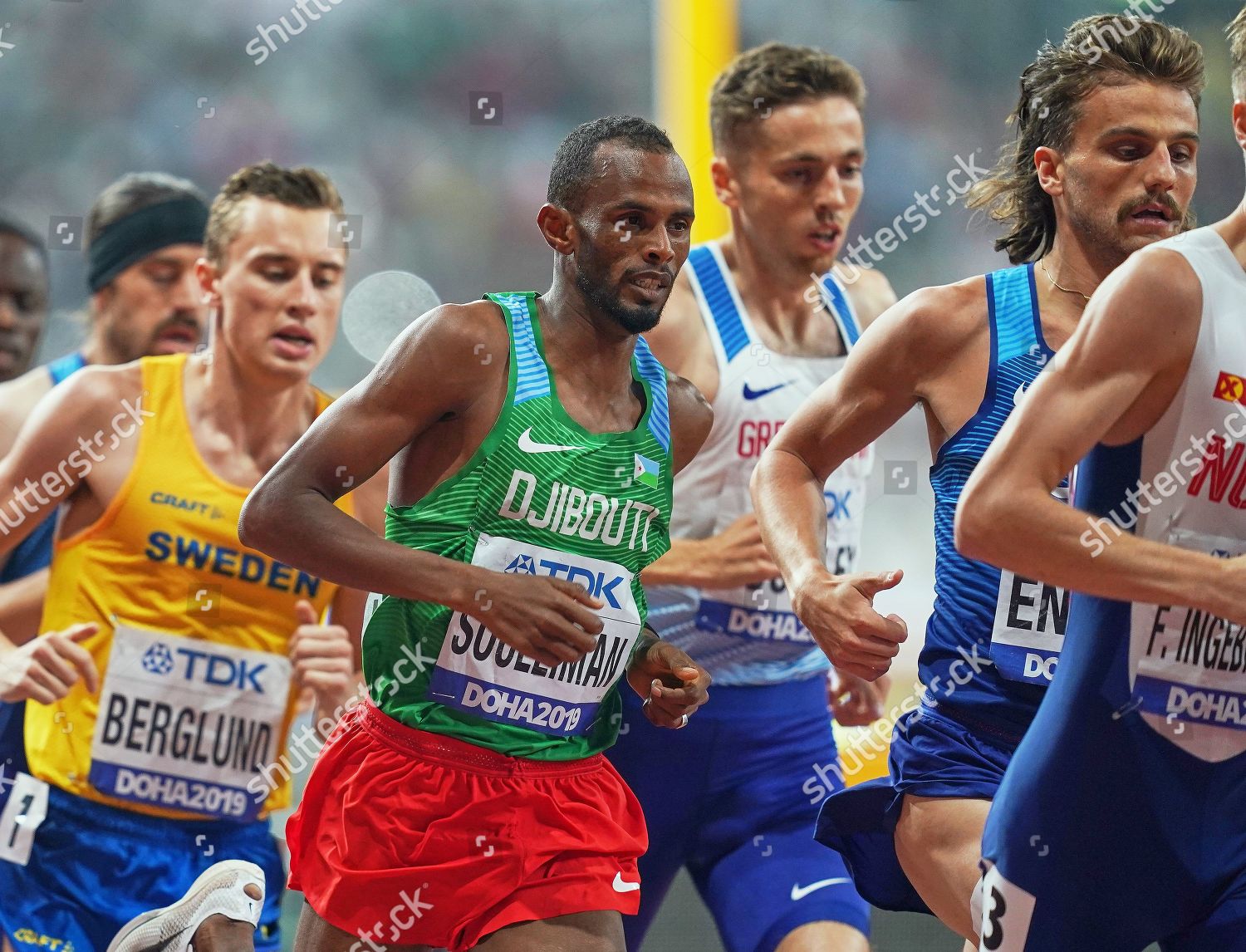 Ayanleh Souleiman Djibouti 1500 Meter Men Editorial Stock Photo - Stock ...