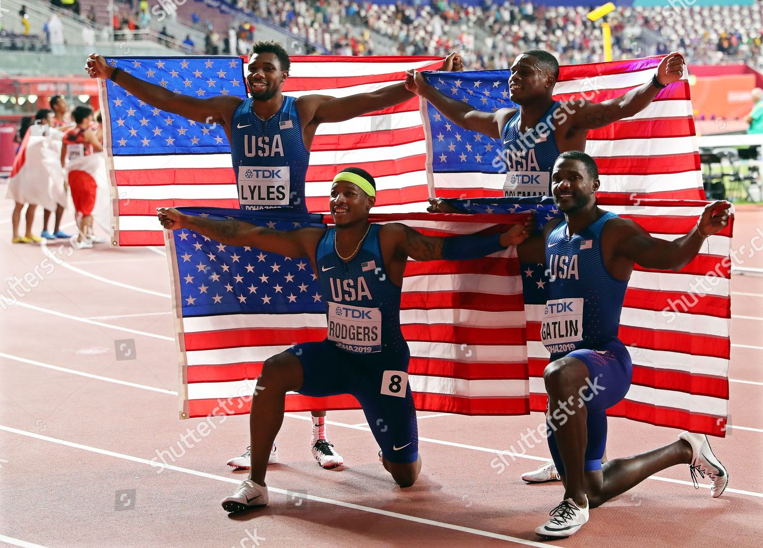 Us Relay Team Members Lr Noah Editorial Stock Photo - Stock Image ...