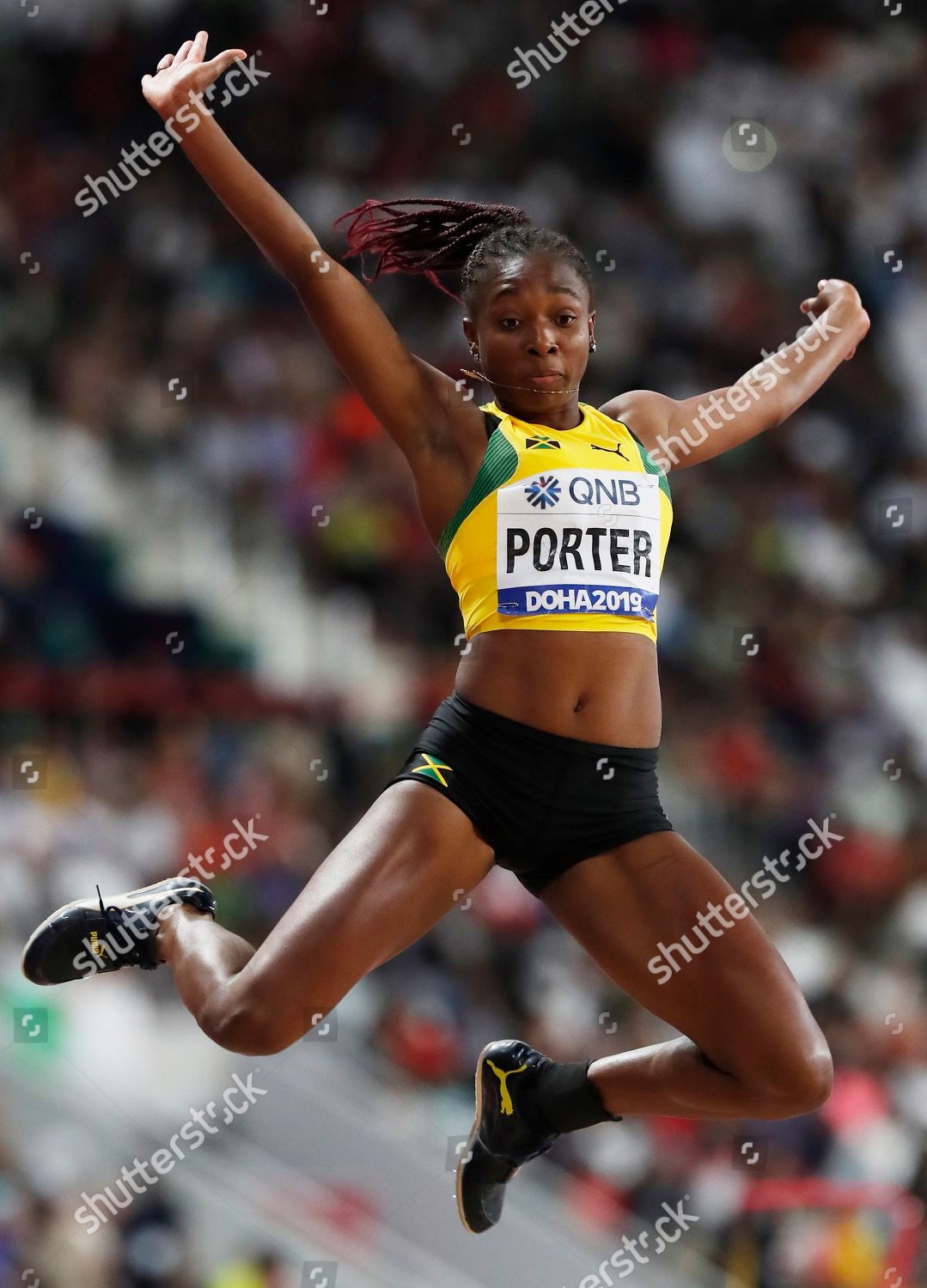 Chanice Porter Jamaica Competes Womens Long Editorial Stock Photo ...
