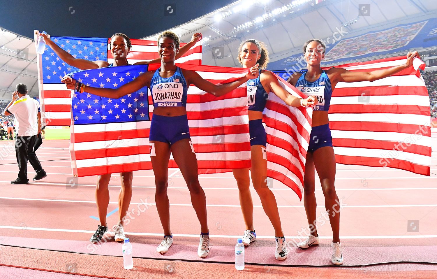Us Relay Team Members Lr Phyllis Editorial Stock Photo - Stock Image ...