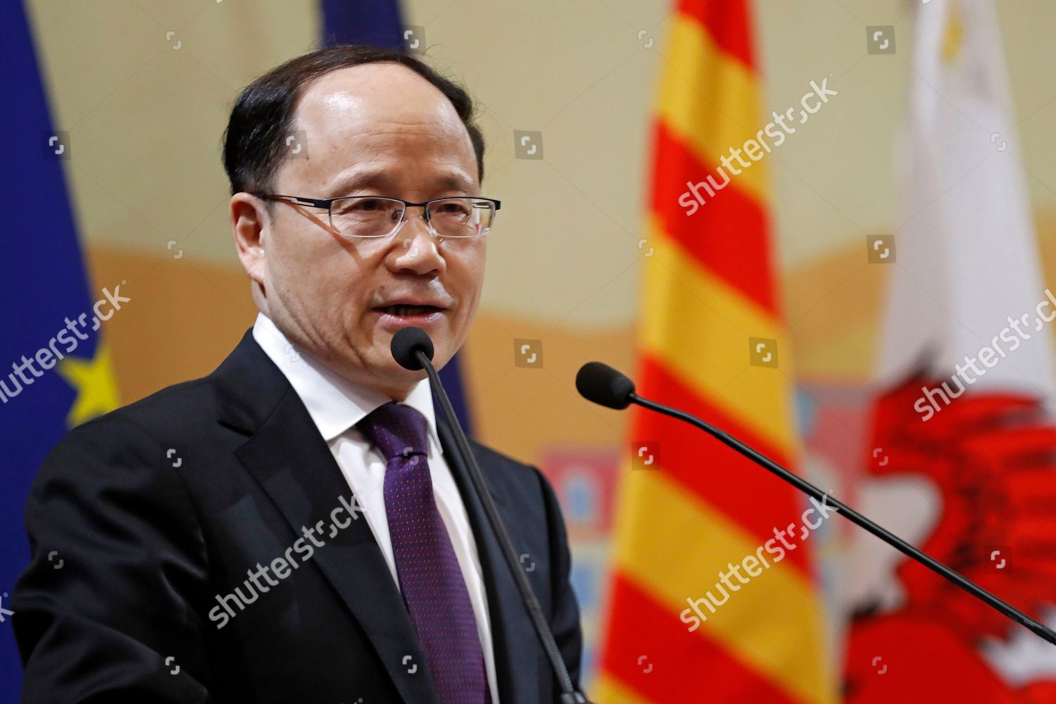 Chinese Wang Pijun Secretarygeneral Wrsa Western Editorial Stock Photo ...