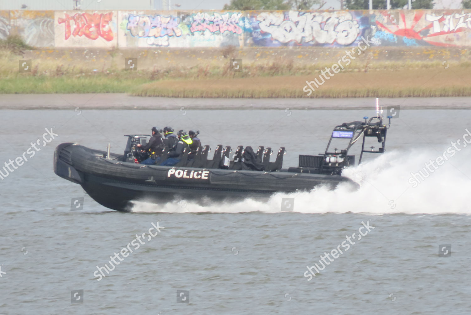 Metropolitan Police Fast Rib On Practice Editorial Stock Photo - Stock ...