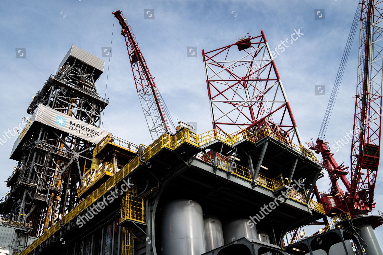Jackup Rig Maersk Invincibles Cantilever Where Editorial Stock Photo ...