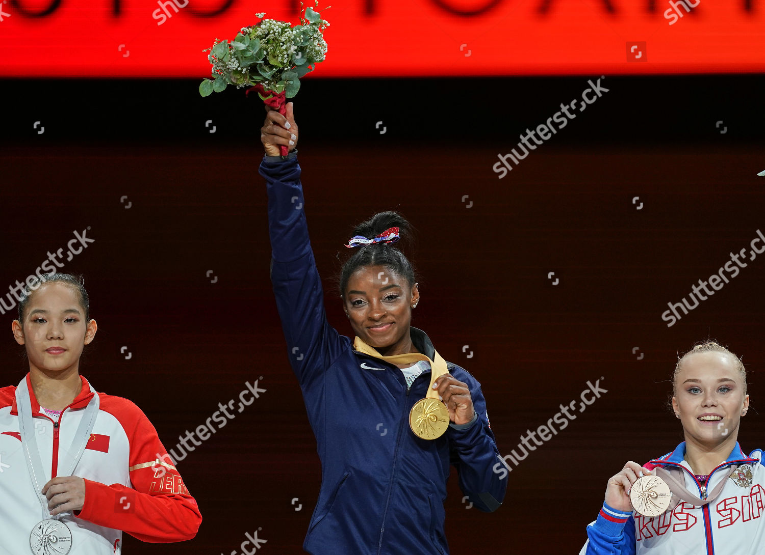 Simone Biles United States America Winning Editorial Stock Photo ...