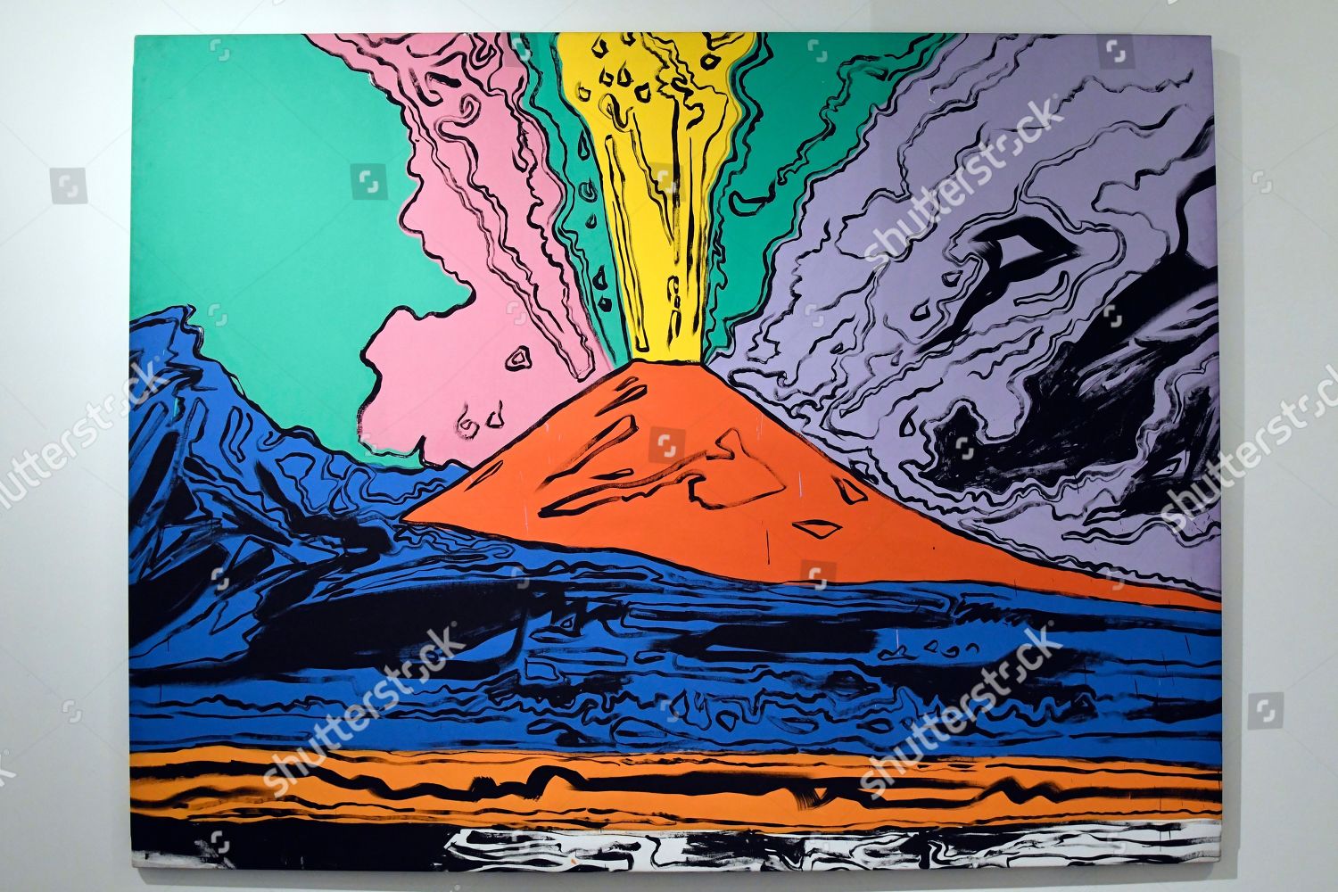 Andy Warhol Vesuvius 1985 Editorial Stock Photo - Stock Image ...