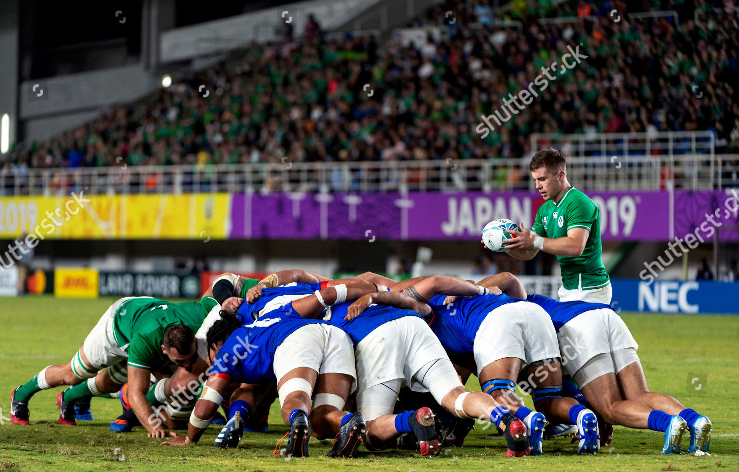 Ireland Vs Samoa General View Scrum Editorial Stock Photo - Stock Image ...