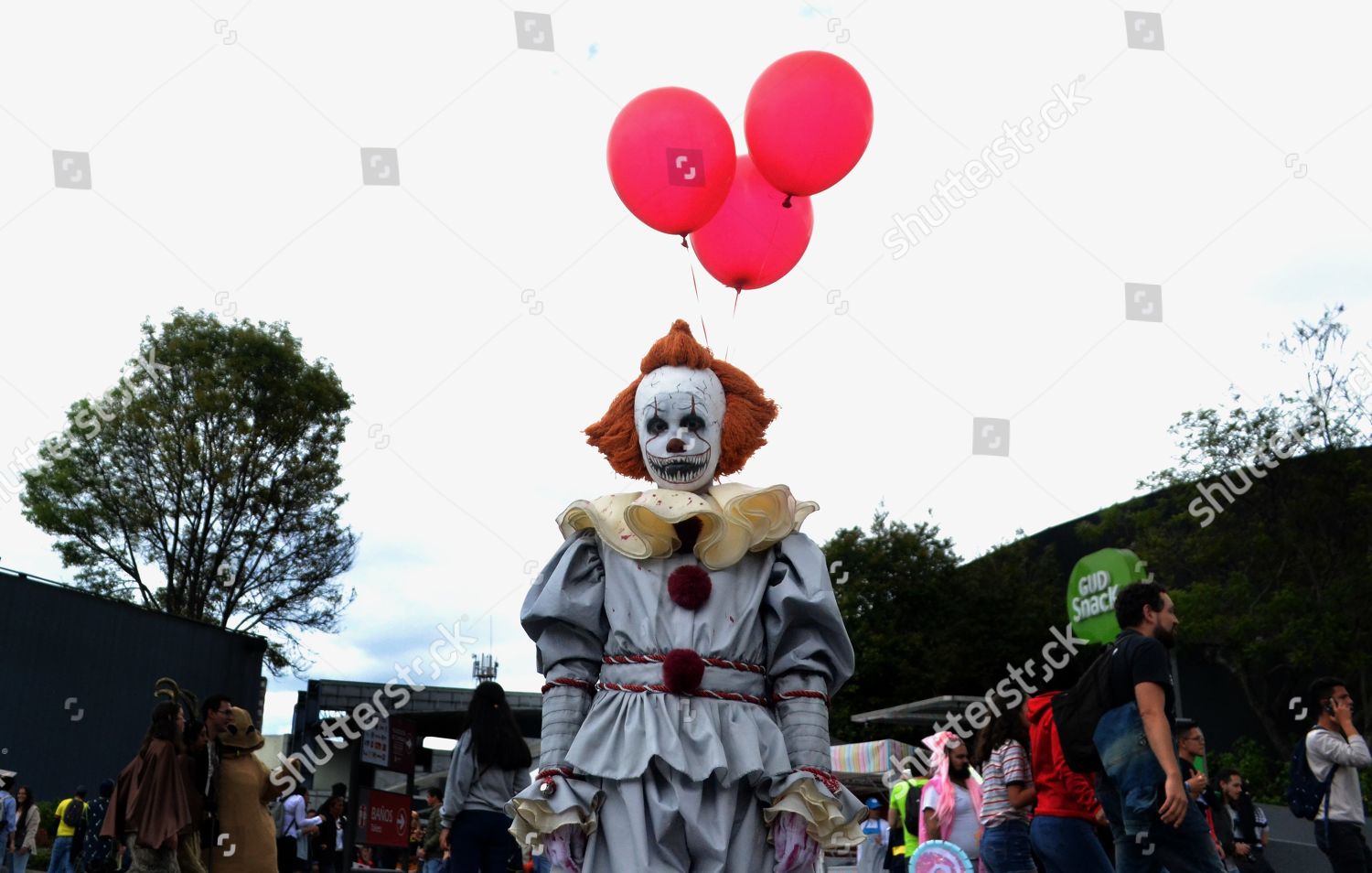 Boy Dressed Pennywise Poses During Hall Editorial Stock Photo - Stock ...
