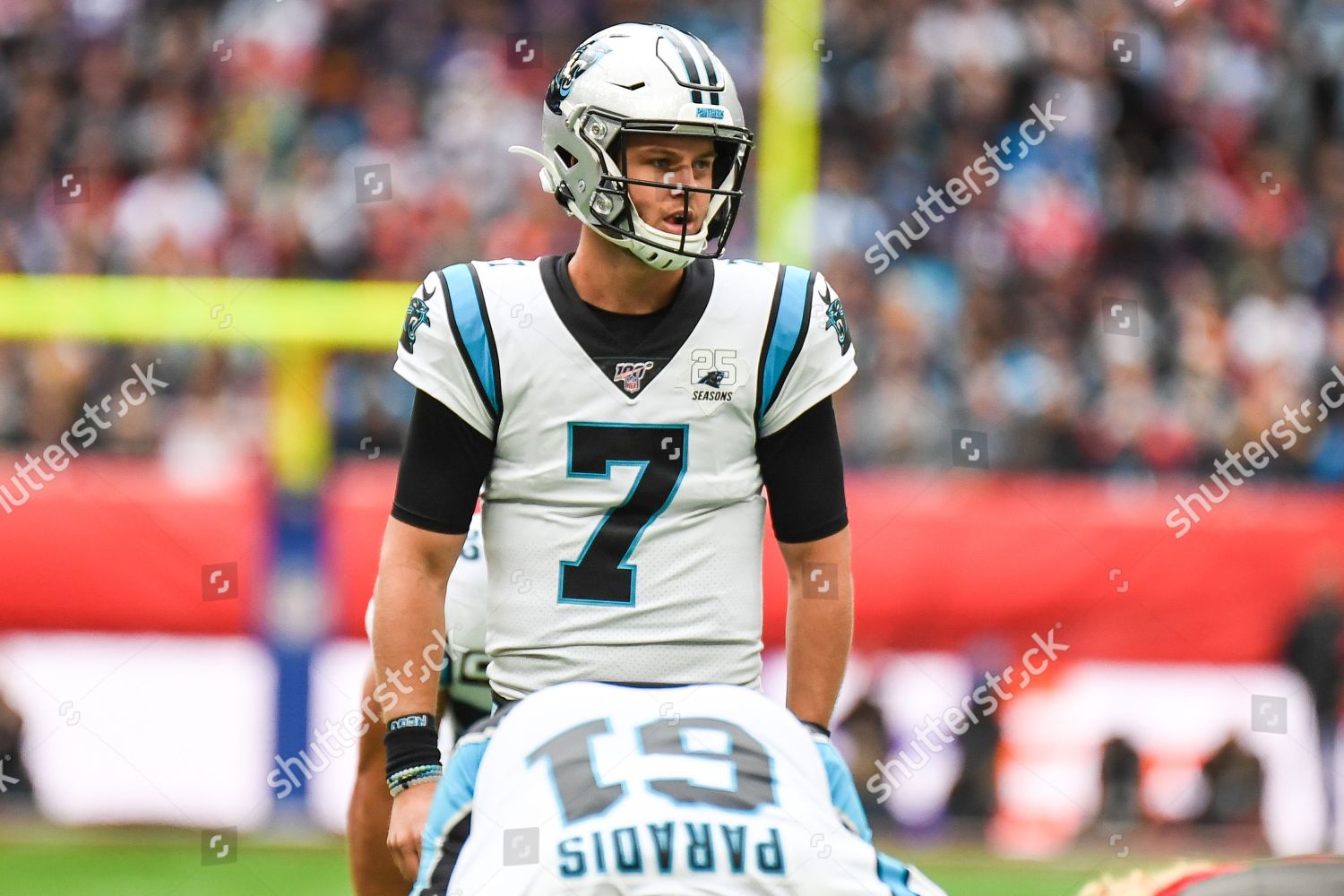 Carolina Panthers Quarterback Kyle Allen 7 Editorial Stock Photo ...