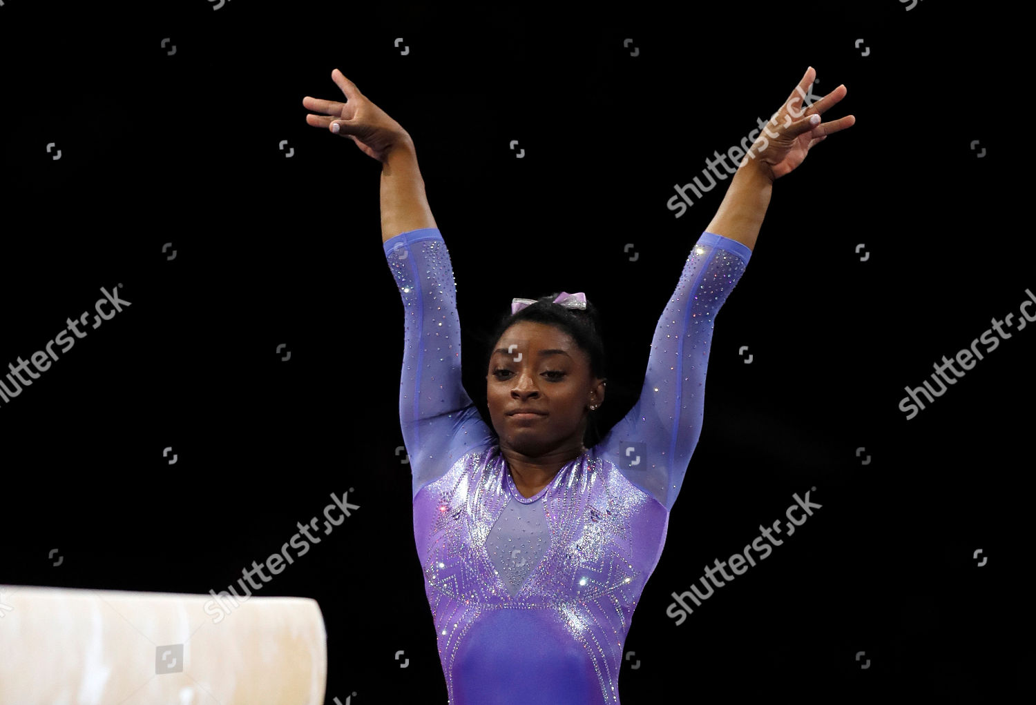 Simone Biles Usa Competes Balance Beam Editorial Stock Photo - Stock ...