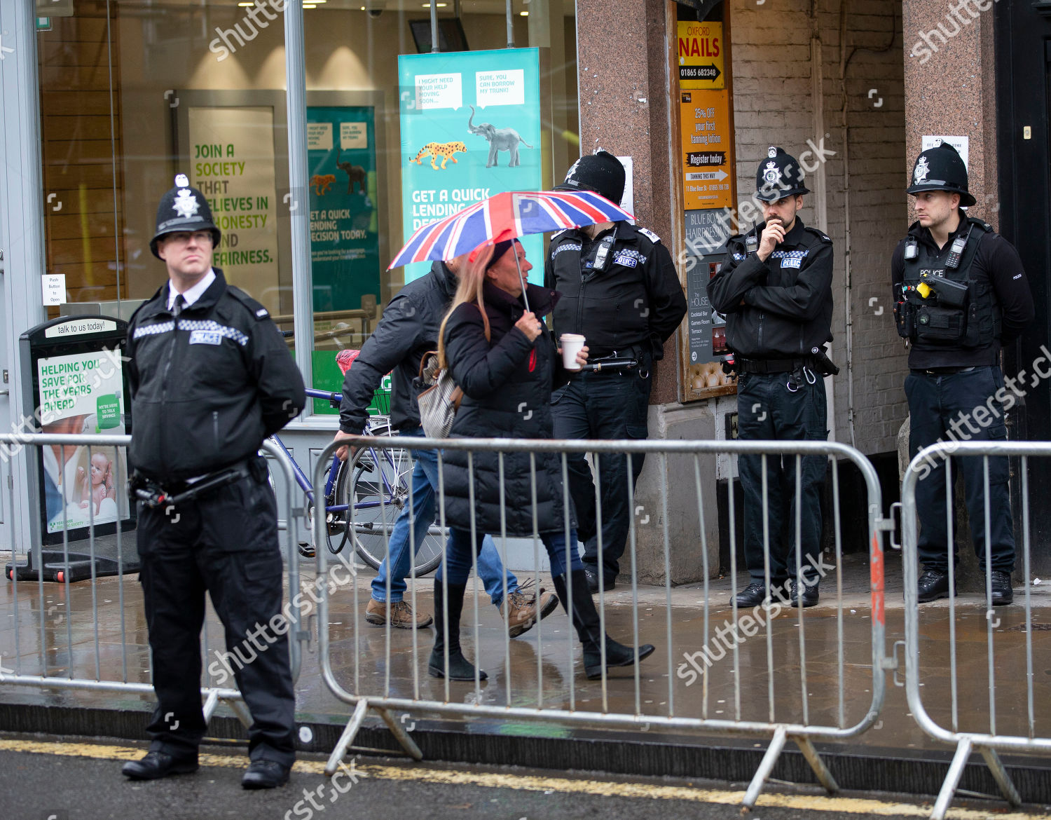 Police Officers Standing On Route Funeral Editorial Stock Photo - Stock ...
