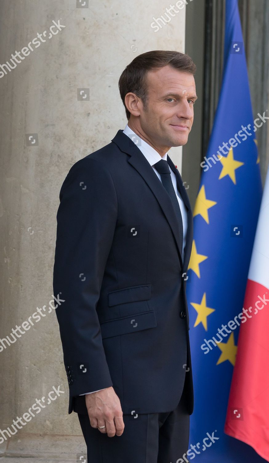 FRENCH PRESIDENT EMMANUEL MACRON ELYSEE PALACE Editorial Stock Photo ...