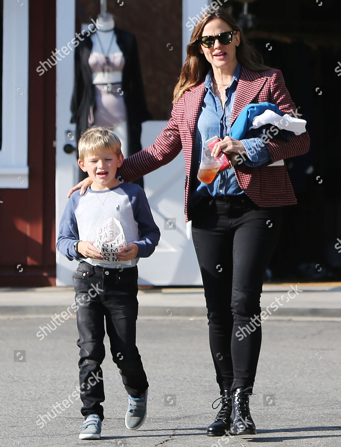 Samuel Affleck Jennifer Garner Editorial Stock Photo - Stock Image ...