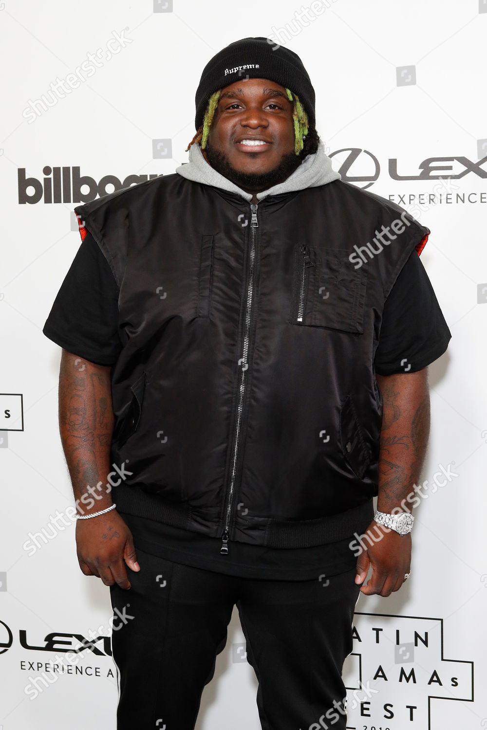 Panamanian Singer Sech Arrives Billboard Latin Editorial Stock Photo ...