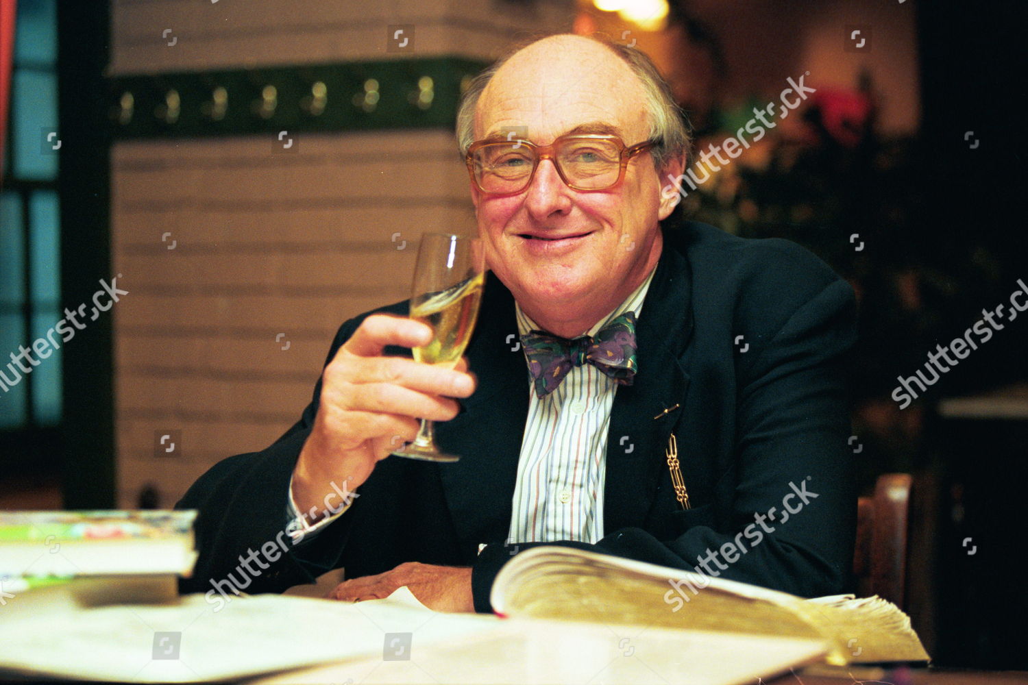 Cricket Commentator Henry Blofeld Launch His Editorial Stock Photo ...