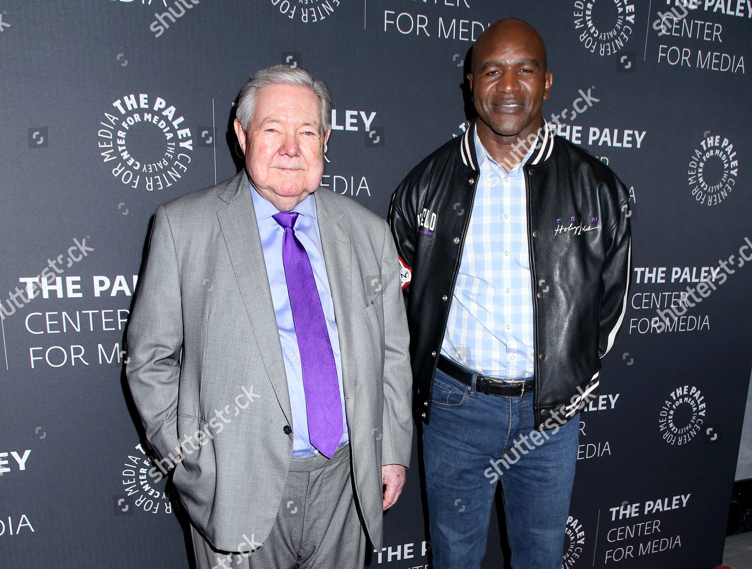Frank Bennack Jr Evander Holyfield Editorial Stock Photo - Stock Image ...