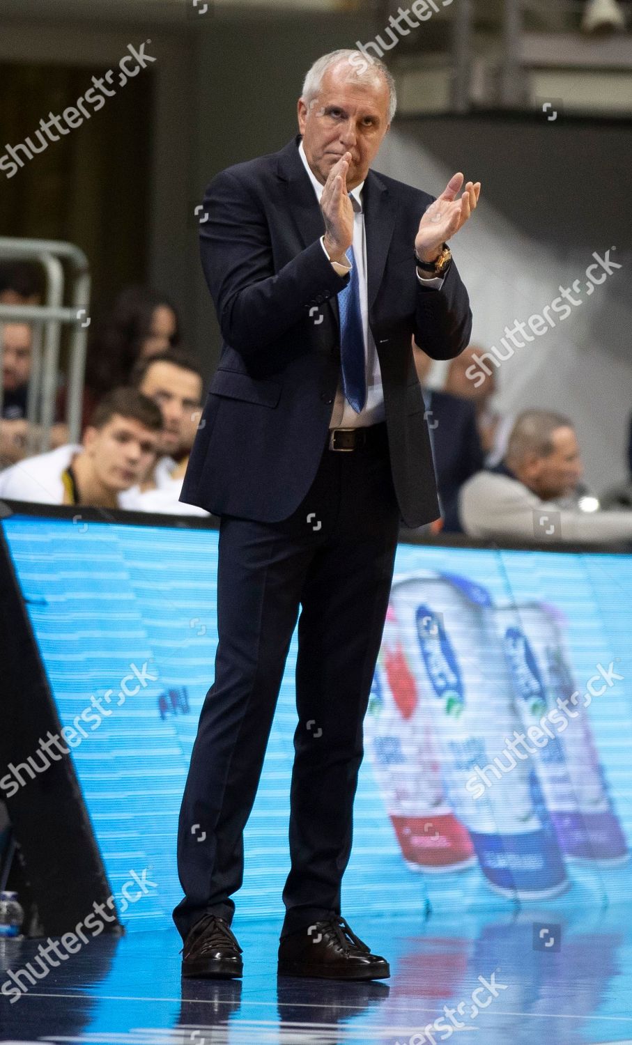 Fenerbahces Head Coach Zelimir Obradovic Reacts Editorial Stock Photo ...