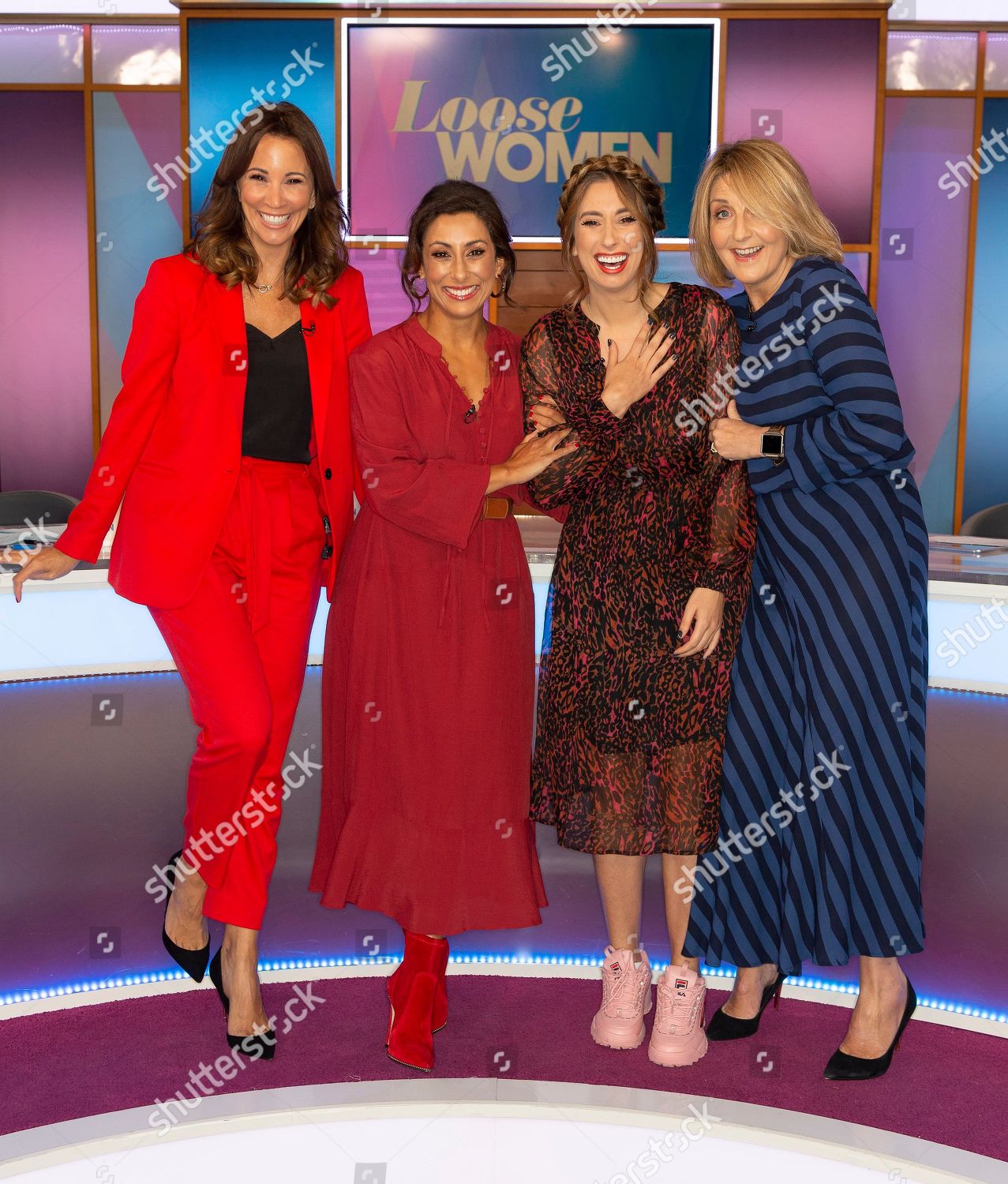Andrea Mclean Saira Khan Stacey Solomon Editorial Stock Photo - Stock ...