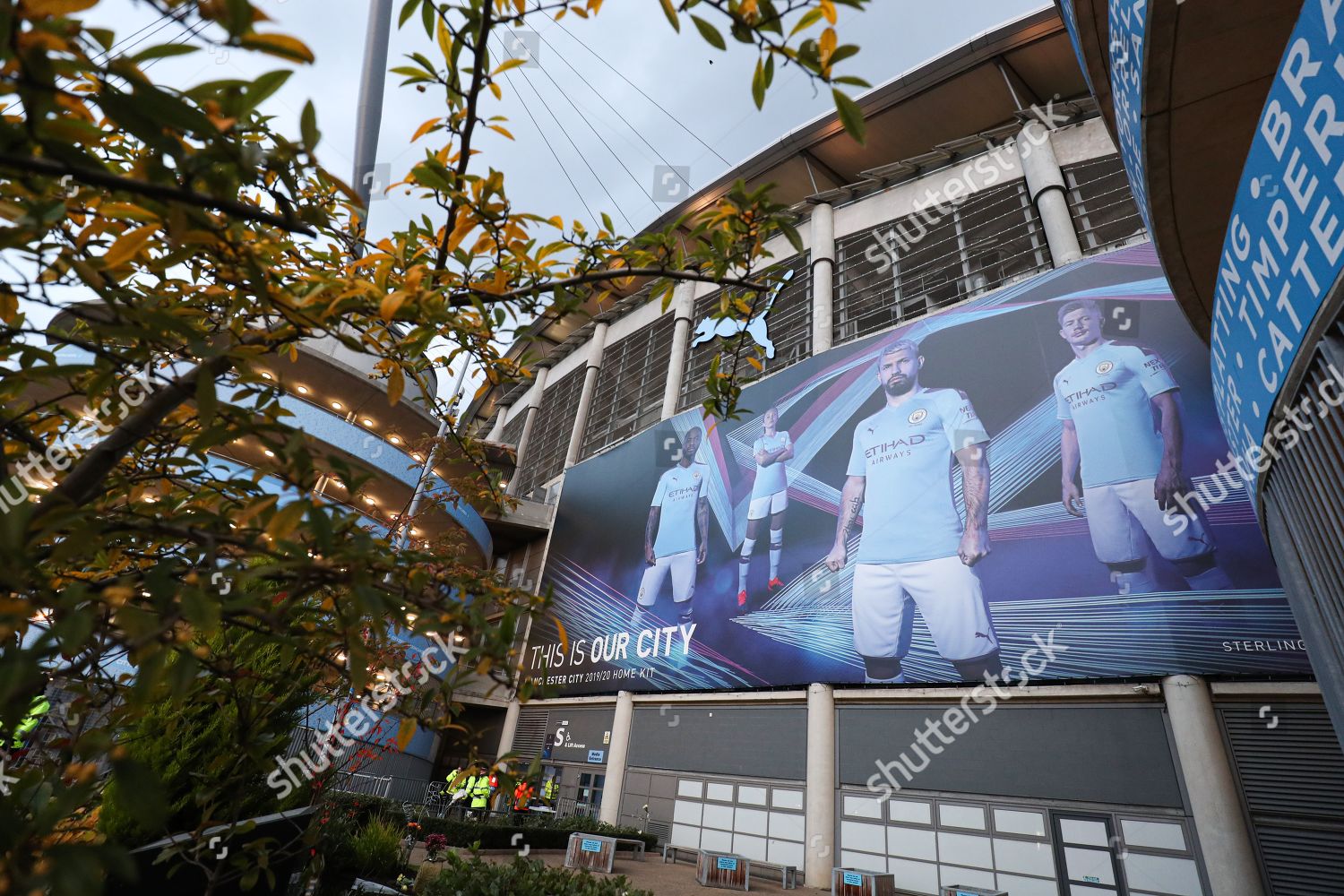 Poster On Outside Etihad Stadium Editorial Stock Photo - Stock Image ...