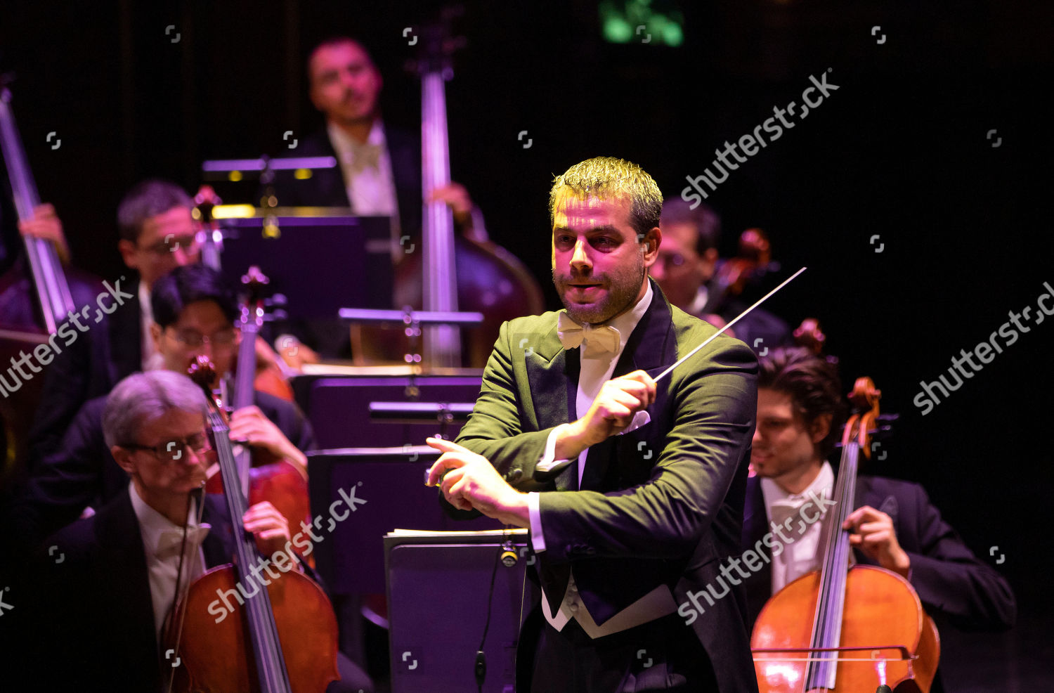 Italian Conductor Jader Bignamini During Concert Editorial Stock Photo ...
