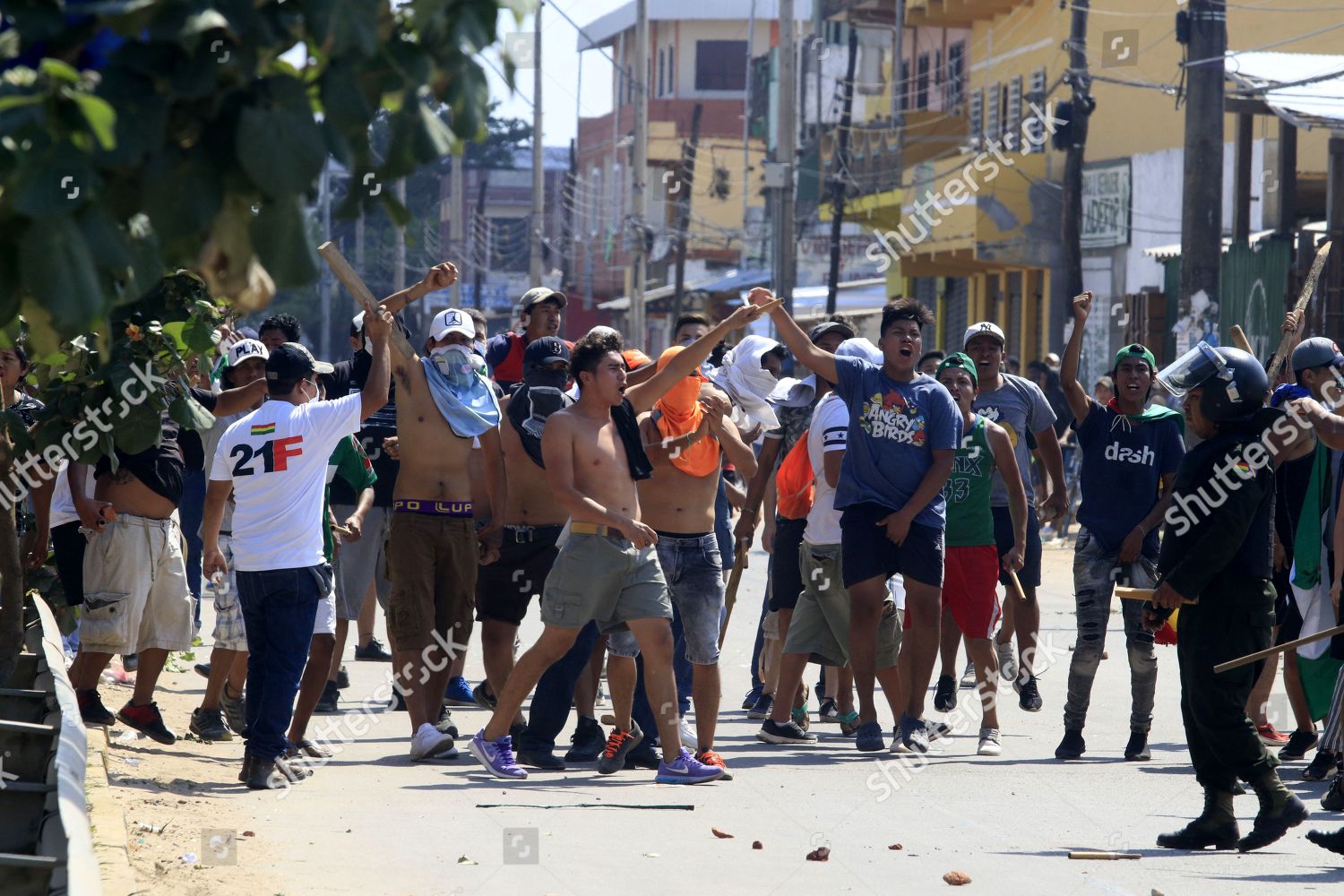 People Participate Riots During National Strike Editorial Stock Photo ...