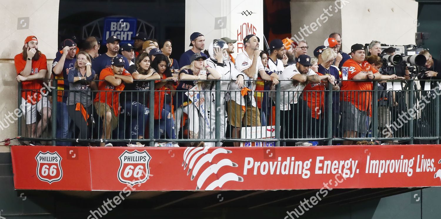 Houston Astros Fans Watch Outfield Top Editorial Stock Photo - Stock ...