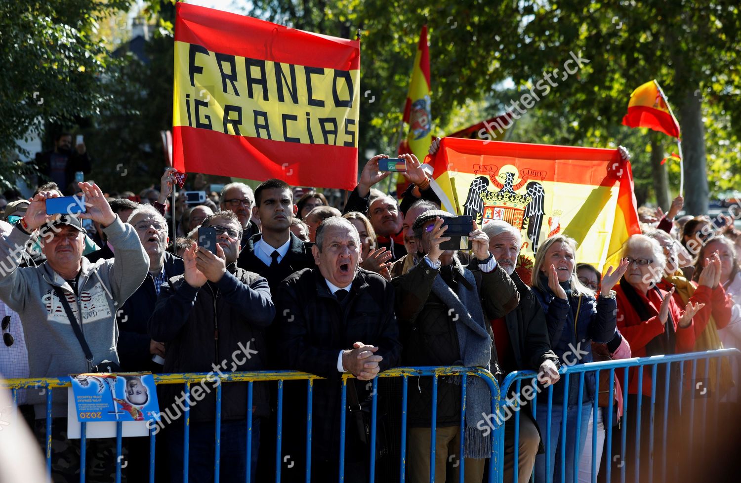 Supporters Late Dictator Francisco Franco Gather Editorial Stock Photo ...