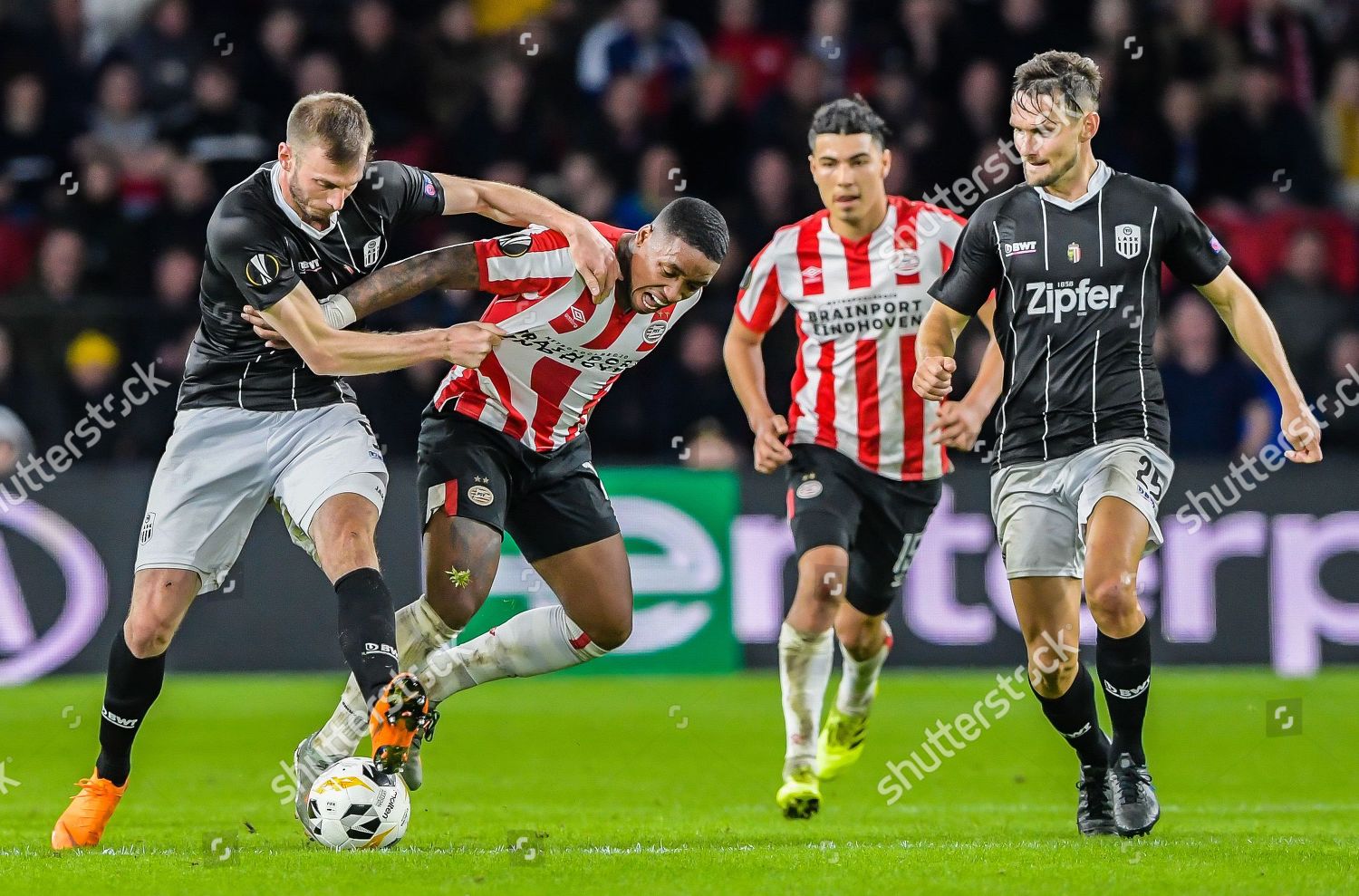 Petar Filipovic Lask Linz Steven Bergwijn Editorial Stock Photo - Stock ...
